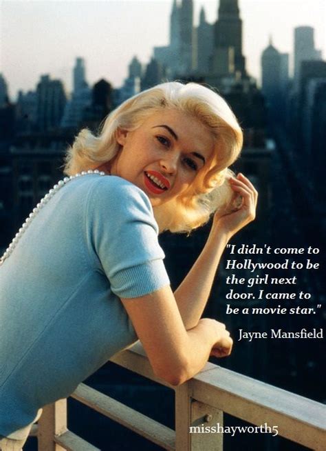 Jayne Mansfield Quotes Men Quotesgram