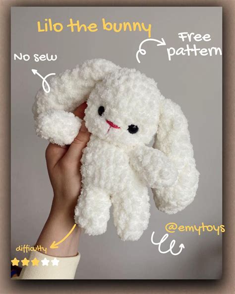 Meet Lilo The Bunny A Free No Sew Crochet Pattern Love Knitting