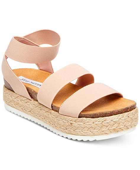 Steve Madden Womens Kimmie Flatform Espadrille Sandals Macys