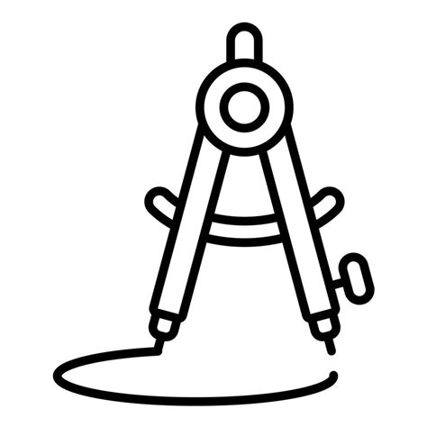 Compass Line Drawing Vector Art Icons And Graphics For Free Download