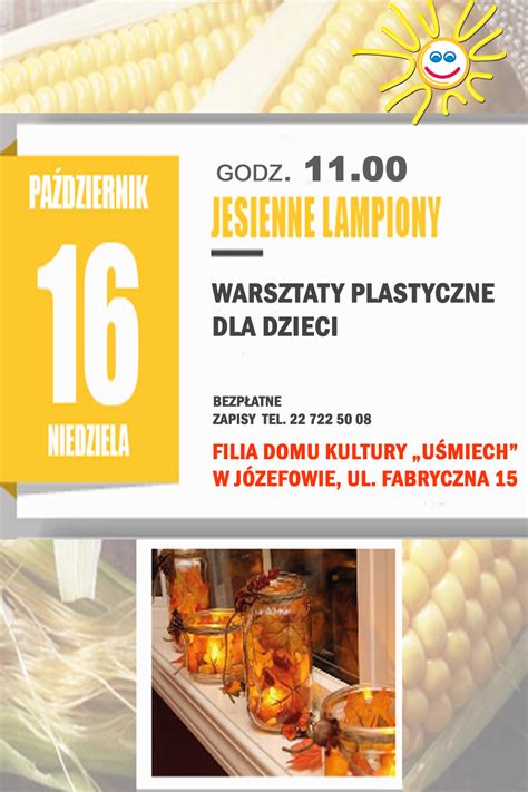 Jesienne Lampiony Warsztaty Plastyczne Dla Dzieci Dom Kultury