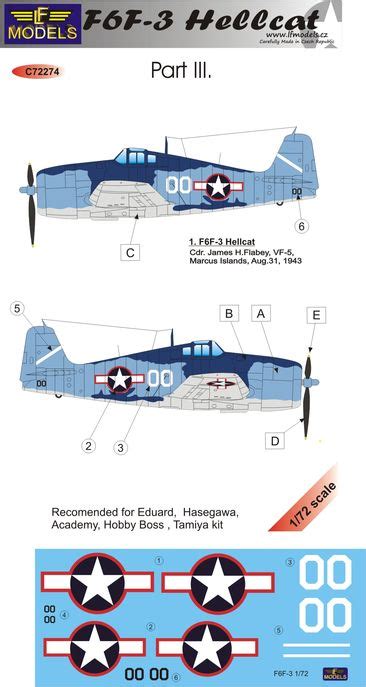 Lf Models C72274 Grumman F6f 3 Hellcat Part Iii