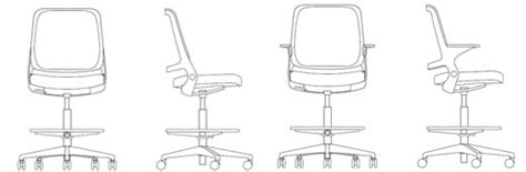 Ollo With Knit Back High Task Knoll