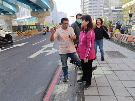 高雄左營這路段令騎士驚恐 陳玫娟議員接獲陳情協助改善 民生電子報