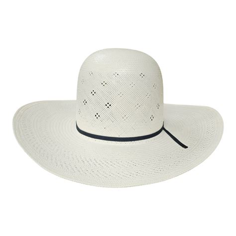 American Hat Co Straw Hat Open Crown 8120 4 12 Brim