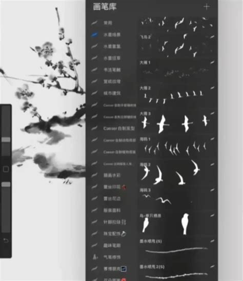 【psprocreate画世界pro笔刷】超好看的神仙水墨笔刷，古风插画必备！ 哔哩哔哩