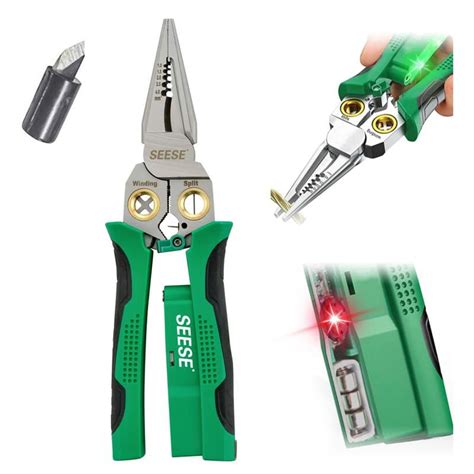 8 In 1 Wire Stripper And Voltage Tester 12v 250v Live Wire Detector