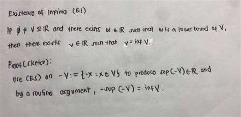 Solved This Is Real Analysis The Sketch Of A Proof Is