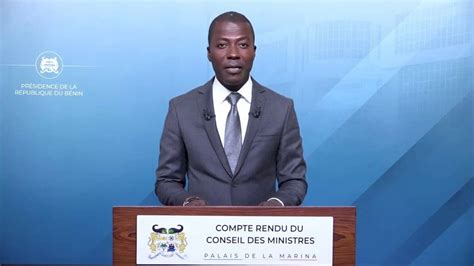 Bénin Compte rendu du Conseil des ministres de ce mercredi août Médiapart Bénin