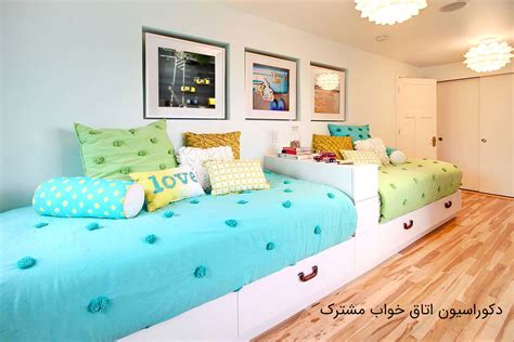 ایده های جذاب برای دکوراسیون اتاق خواب مشترک 🛏️ کالای خواب پرنیان