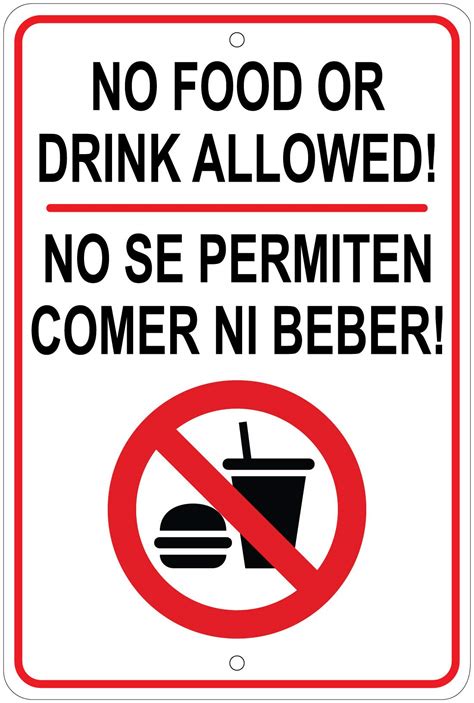 No Food Sign