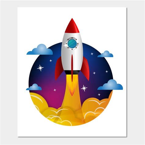 Posters Rocket By Rizaldiuk Art Prints Poster Prints Poster