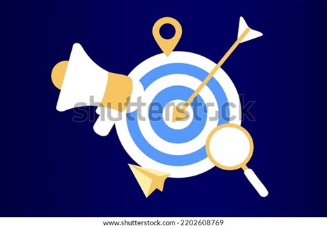 Market Segmentation Adverts Target Market Target Stock Vector Royalty