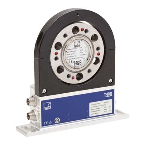 Hbm T40b Mounting Instructions Pdf Download Manualslib