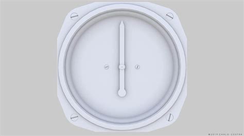 Us Air Speed Indicator 3d Model By Carlo Cestra