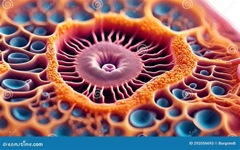 Components Of Eukaryotic Cell Nucleus And Organelles And Plasma Membrane 3d Illustration