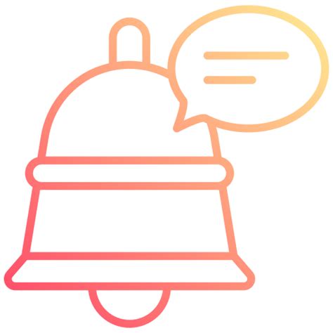 Notication Generic Gradient Outline Icon