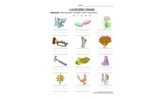 R Controlled Vowels Words Worksheet By Teach Simple