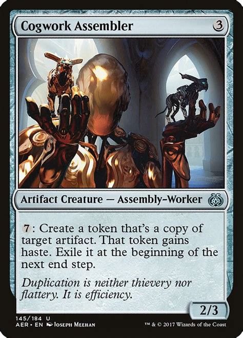 Cogwork Assembler Aether Revolt Magic The Gathering