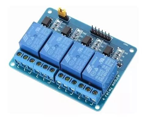Módulo Relé 4 Canais 5v Automação Para Arduino Parcelamento Sem Juros