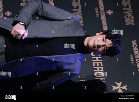 South Korean Actor Koo Ja Sung Attends A Promotional Event For Vacheron