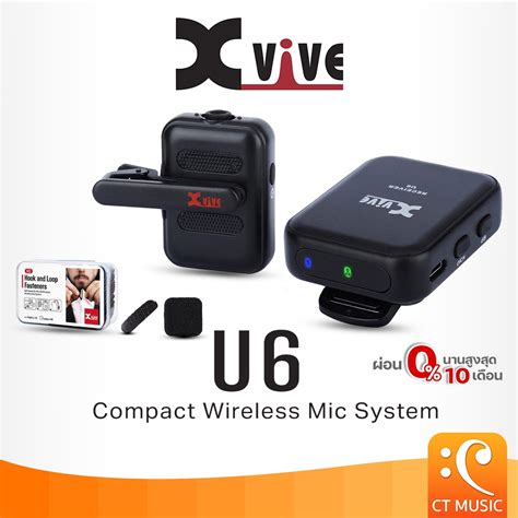 Xvive U6 Compact Wireless Microphones System U 6 Shopee Thailand