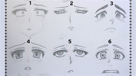 How To Draw Facial Expressions Anime