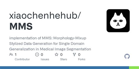 Github Xiaochenhehubmms Implementation Of Mms Morphology Mixup