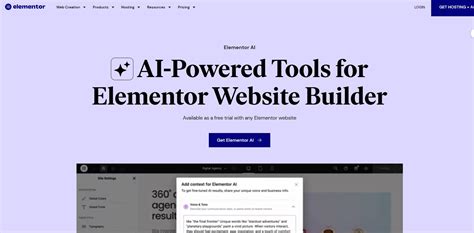 elementor ai website builder revolutionize web design ai powered