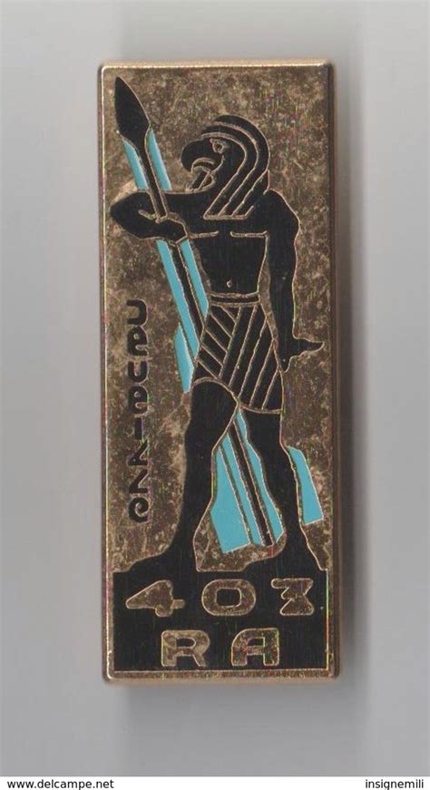 Armée de terre INSIGNE RA REGIMENT D ARTILLERIE DELSART G