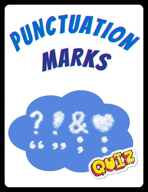 Punctuation Marks Thequizly