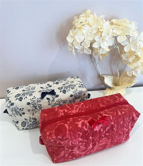 Makeup Pouch Pdf Sewing Pattern And Tutorial Pattern And Tutorial For