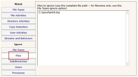 PA File Sight Documentation File Access Monitor
