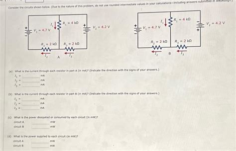 Solved Consider The Circuits Shown Below Due To The Nature Chegg Com