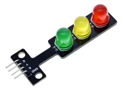 Kit 5 Módulo Led 8mm Semáforo Para Arduino Mercadolivre