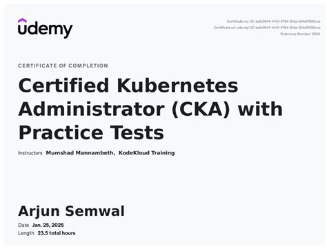Arjun S On Linkedin Cka Kubernetes Devops Learningjourney Cloud