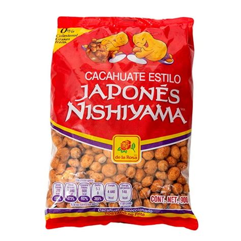 Cacahuate Japones Bolsa 900g De La Rosa Crujiente De La Rosa Japones