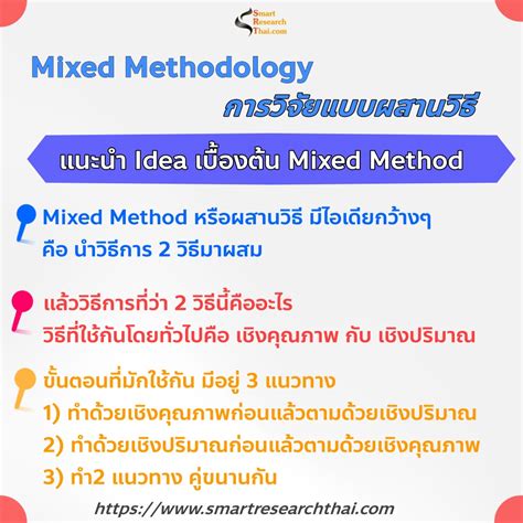 💝stat Summary💝 Mixed Methodology หรือ การวิจัยแบบผสานวิธี 👉mixed