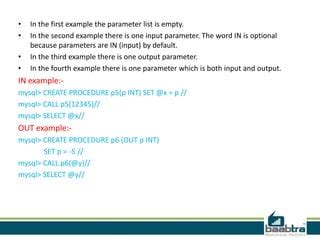 Stored Procedure Ppt