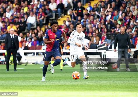 Alejandro Balde And Lucas Vazquez Play During The Match Between Fc News Photo Getty Images