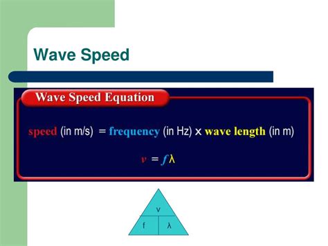 Ppt Calculating Wave Speed Powerpoint Presentation Free Download