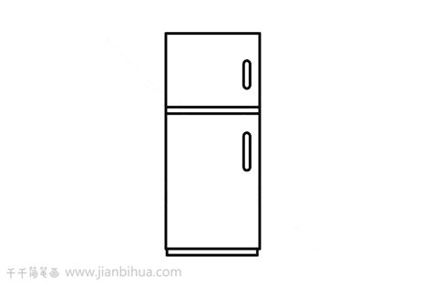 怎么画冰箱简笔画 家用电器简笔画
