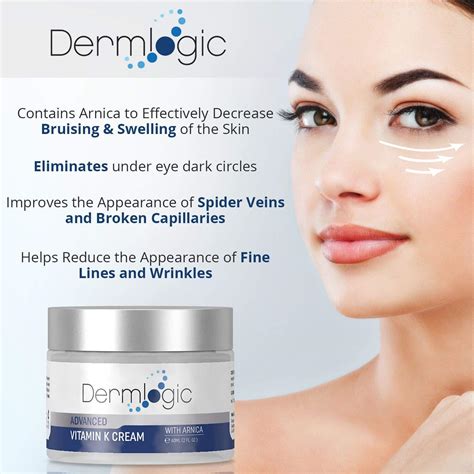 Vitamin K Cream For Bruise Healing And Dark Spot Correction Arnica