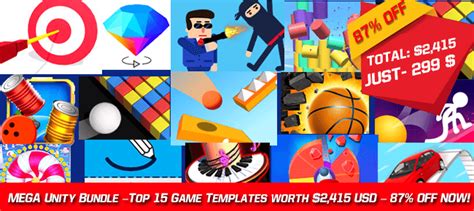 Nimmi Developers Mega Unity Bundle Top Game Templates Sell Unity Code