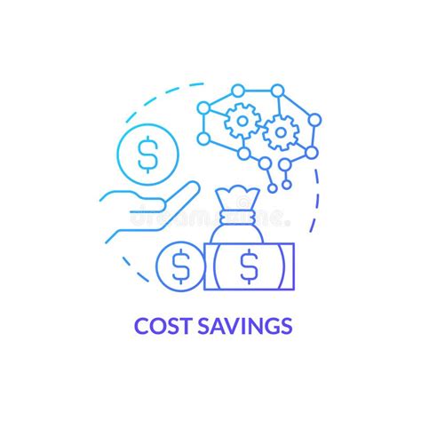 Cost Savings Concept Icon Stock Vector Illustration Of Expenses