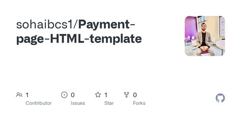 github sohaibcs1 payment page html template