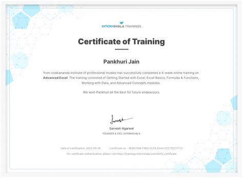 Pankhuri Jain On Linkedin Advancedexcel Continuouslearning Professionalgrowth