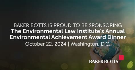 Baker Botts Is Proud To Be Sponsoring The Environmental Law Institutes Eli Annual