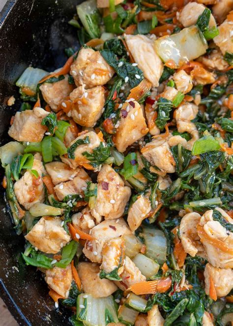Chicken And Bok Choy Stir Fry