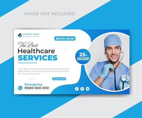 Premium Vector Medical Healthcare Youtube Thumbnail And Web Banner